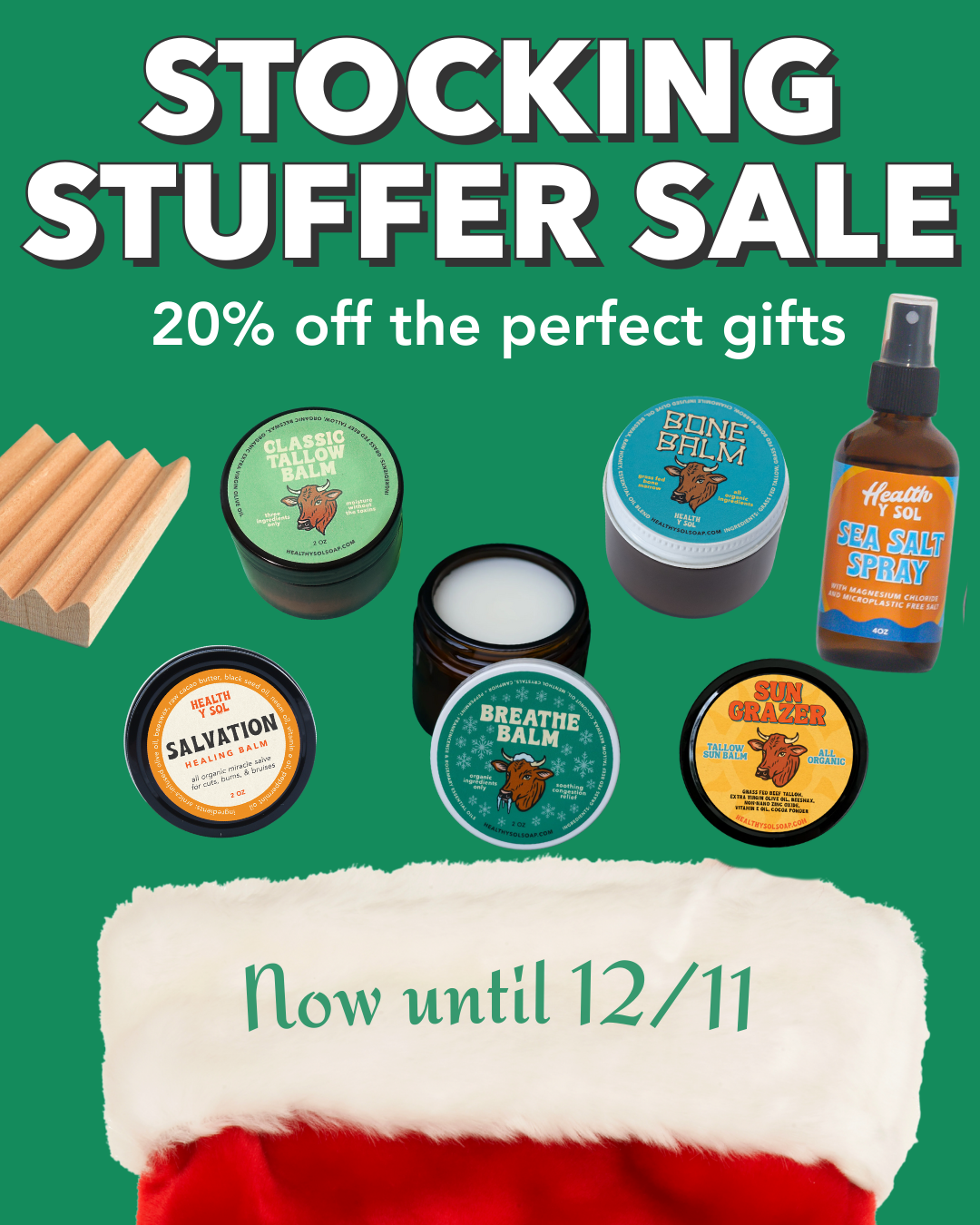 Stocking Stuffer Sale – Health y Sol